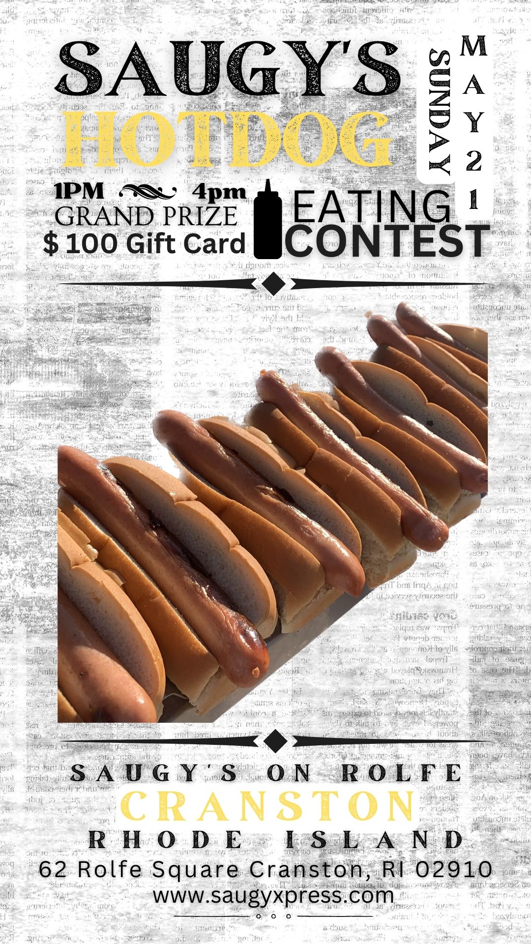 Saugy's Hot Dog Eating Contest | Saugy Franks